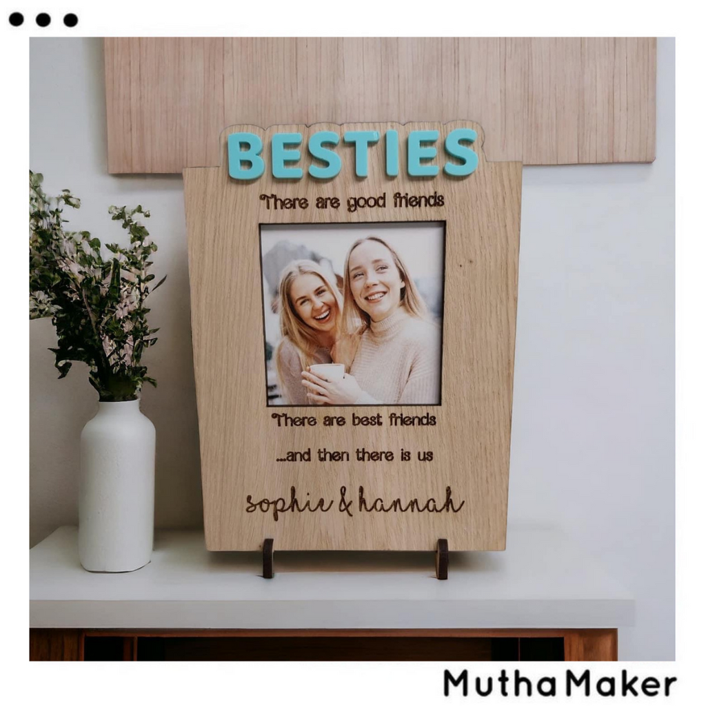 Personalised Besties Photo Frame – Mutha Maker